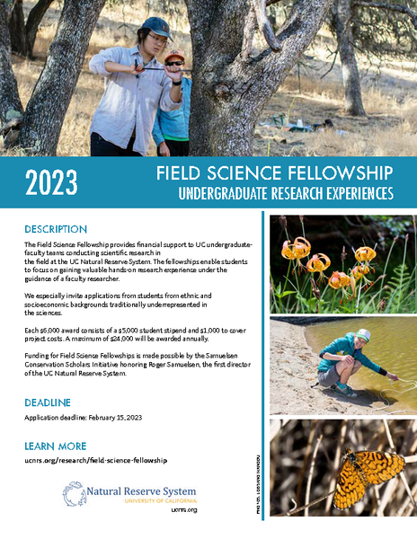 FieldFellowship | California Teach - Science & Math Initiative